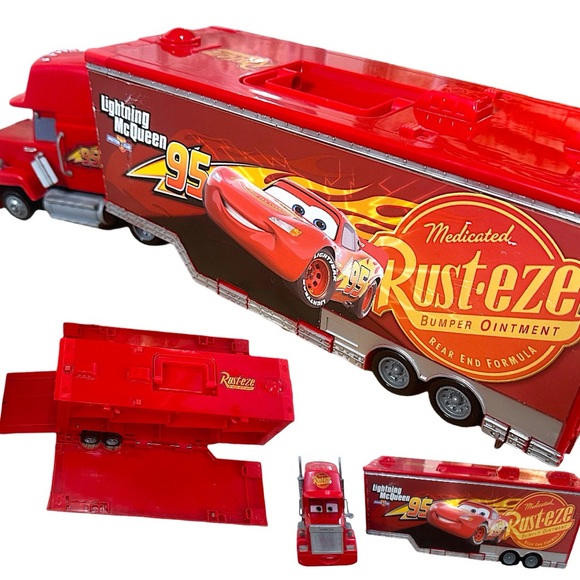 Disney | Toys | Htf Disney Pixar Cars Mack Portable Playcase Hauler ...